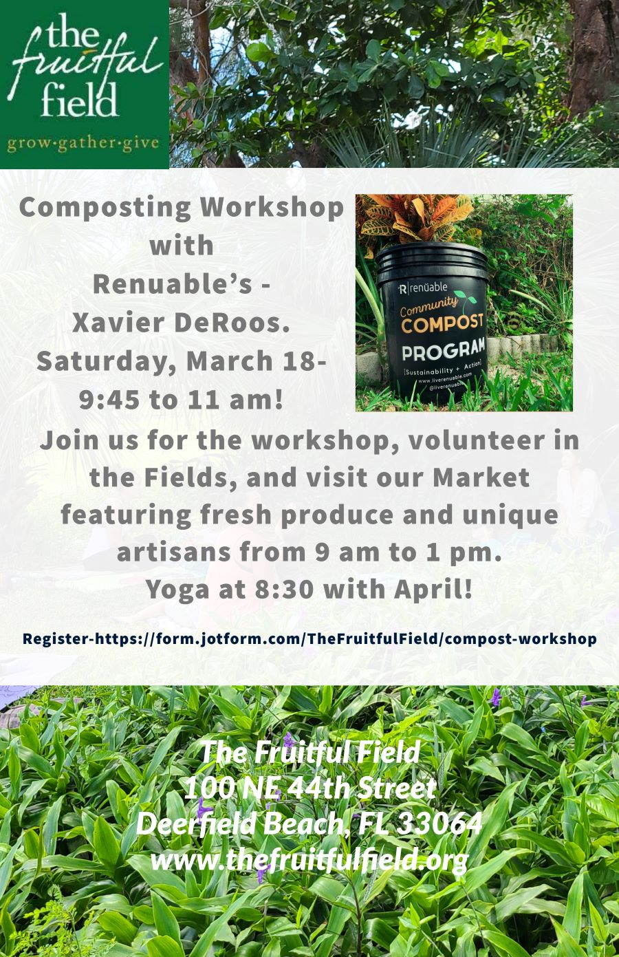 Join us! - The Fruitful Field